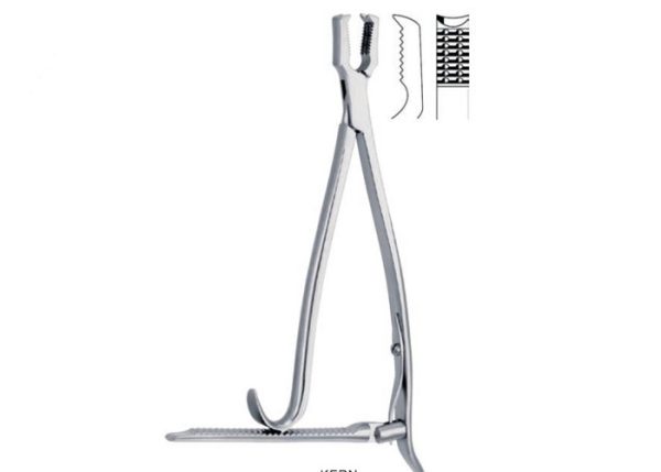 Hospital Metal Bone Holding Forceps With Speed Lock For Orthopedic ...