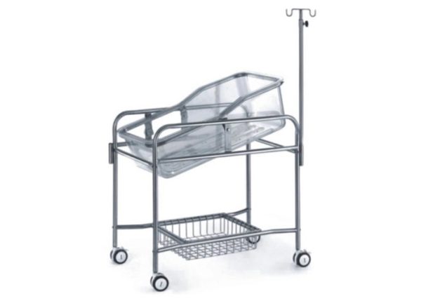 Stainless Steel Infant Hospital Bed , Ward Room Hospital Nursery Cribs ...