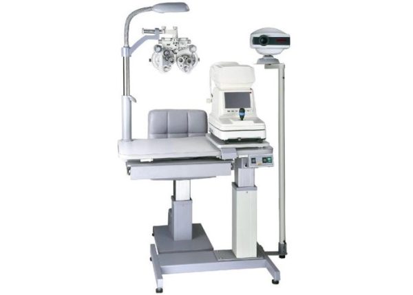 Steel Structure Ophthalmic Unit Furniture , Ophthalmic Table Scratch ...